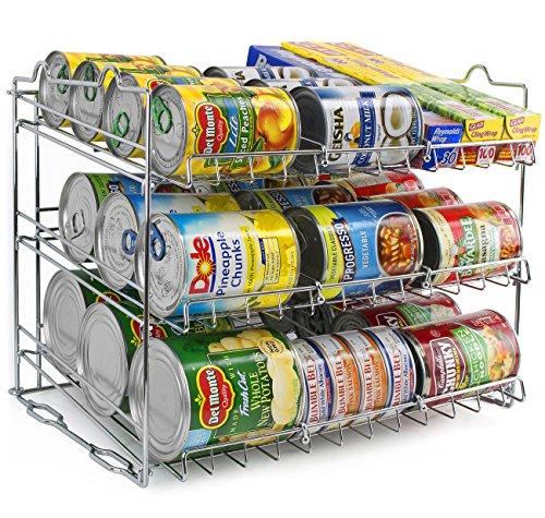 Sorbus Can Organizer Rack, 3-Tier Stackable Can Sorbus
