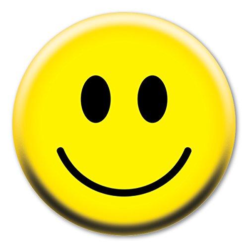 Smiley Face Circle Button In Magnet Back By Magnet America