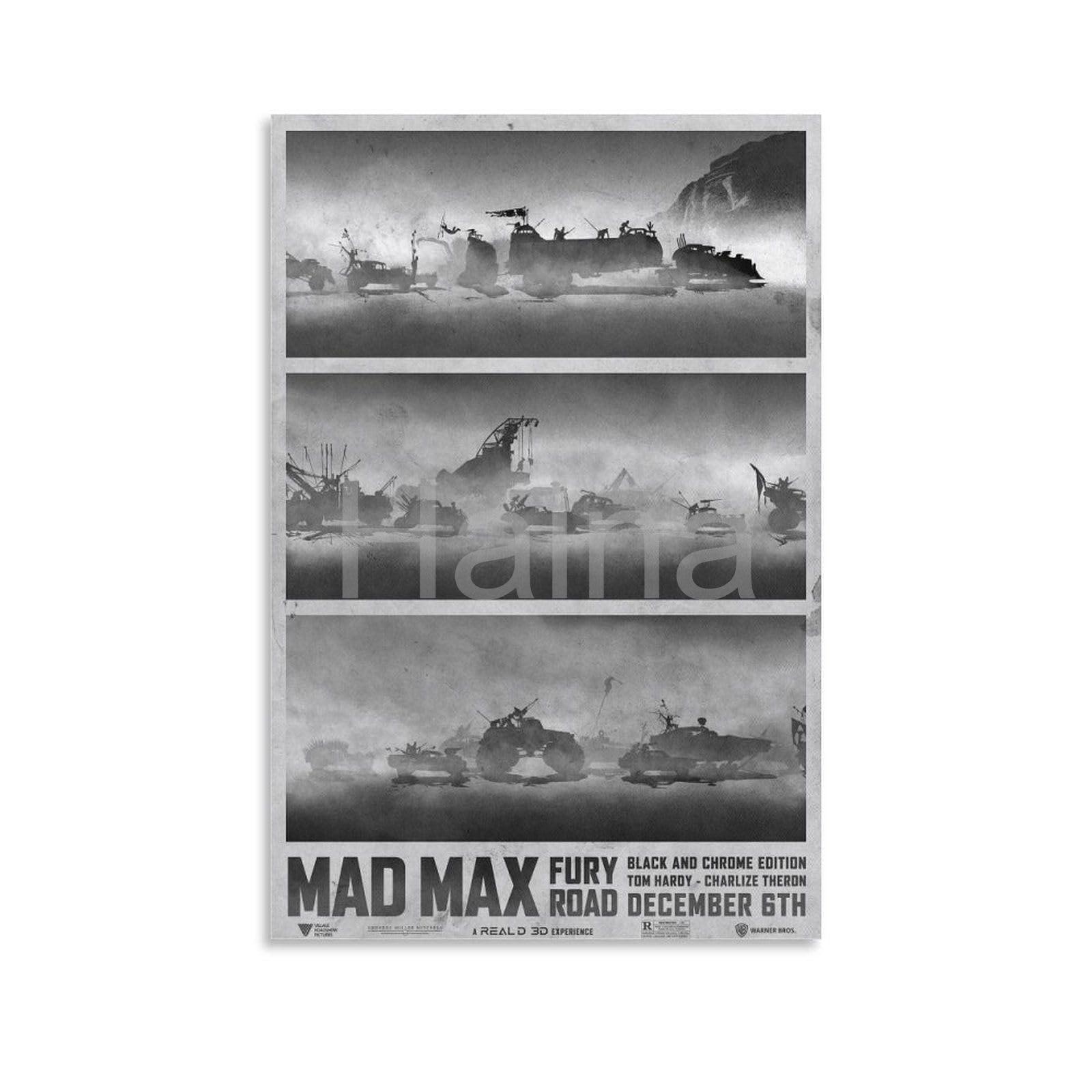 Mad Max Fury Road Movie Poster (2015) 2 Canvas DFGSRYET
