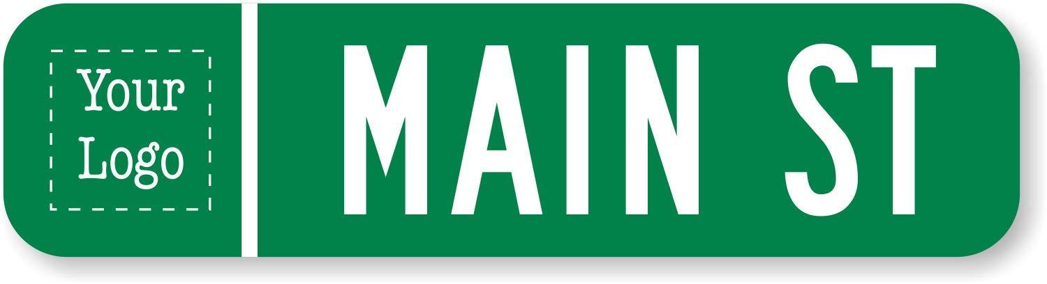 SmartSign \"Add Your Street Name & Logo\" Custom SmartSign