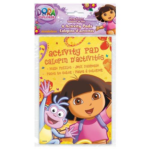 Dora the Explorer Activity Book Party Favors, 4ct Unique